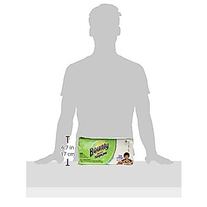 Bounty Quilted Napkins, 1-Ply, 12.1In X 12In, 100/PK, White