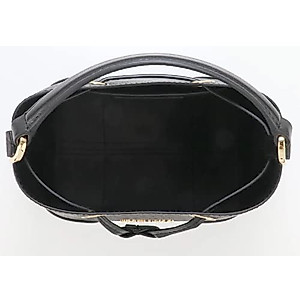 Michael Kors XS Suri Mini Bucket Crossbody Drawstring Shoulder Bag 35F2GM9M1B PVC (Black PVC)