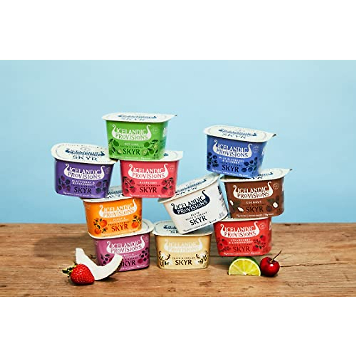 Icelandic Provisions 5.3oz Traditional Skyr Yogurt, Vanilla, Icelandic Cultured Dairy Product With 15g Protein/Serving | Thick & Creamy Texture | More Protein & Less Sugar Than Yogurt