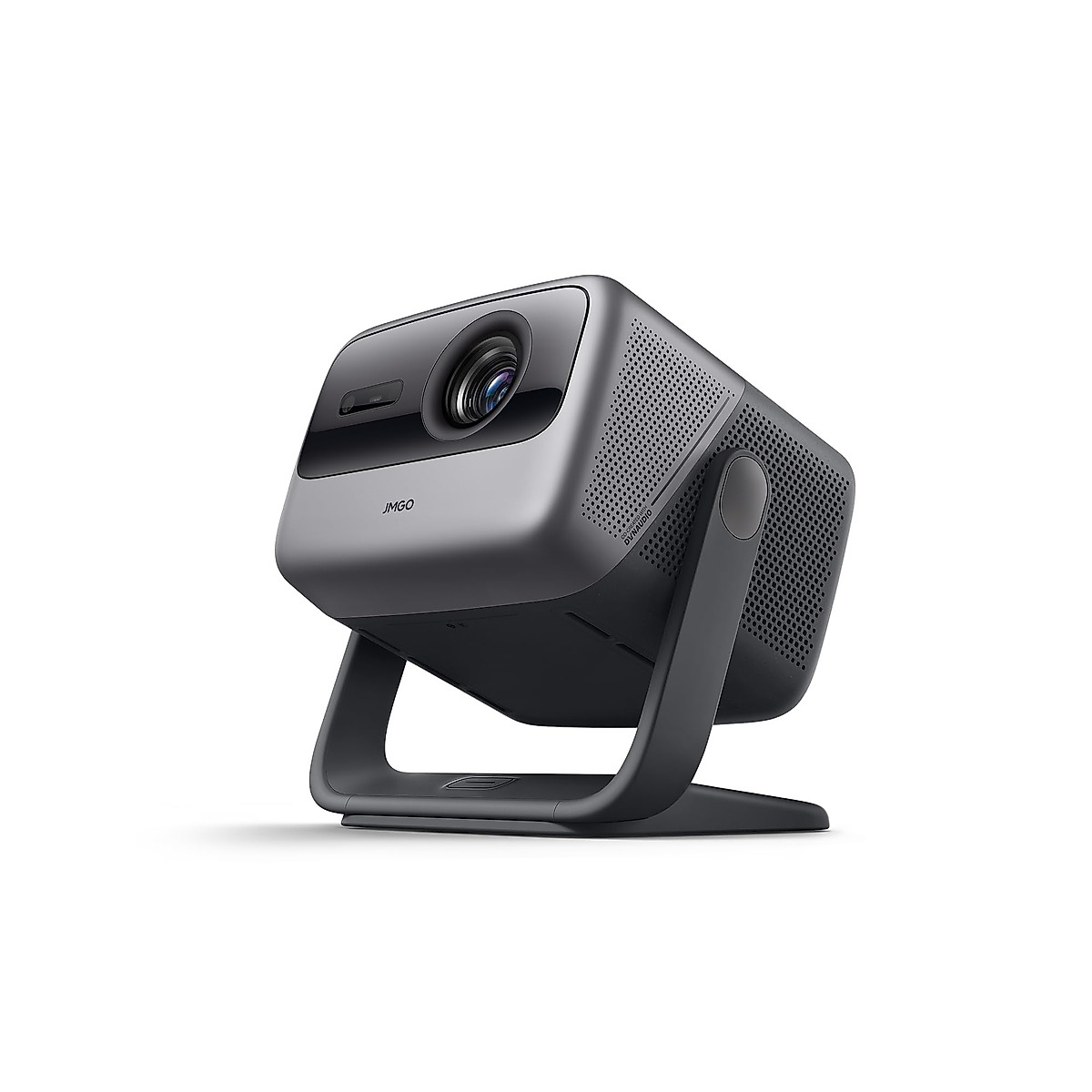 JMGO N1 Ultra 4K Triple Laser Projector, 360° Freestyle Gimbal, Blu-Ray 3D, 2200 CVIA Lumen, HDR 10, Android TV 11, 10W*2 Dynaudio Speakers, Instant Keystone Correction, Smart & Portable Theater