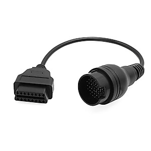 uxcell 38 Pin to 16 Pin OBDII OBD2 Diagnostic Adapter Connector Cable Tool for Reading Diagnostics Info from Scanner for Mercedes-Benz