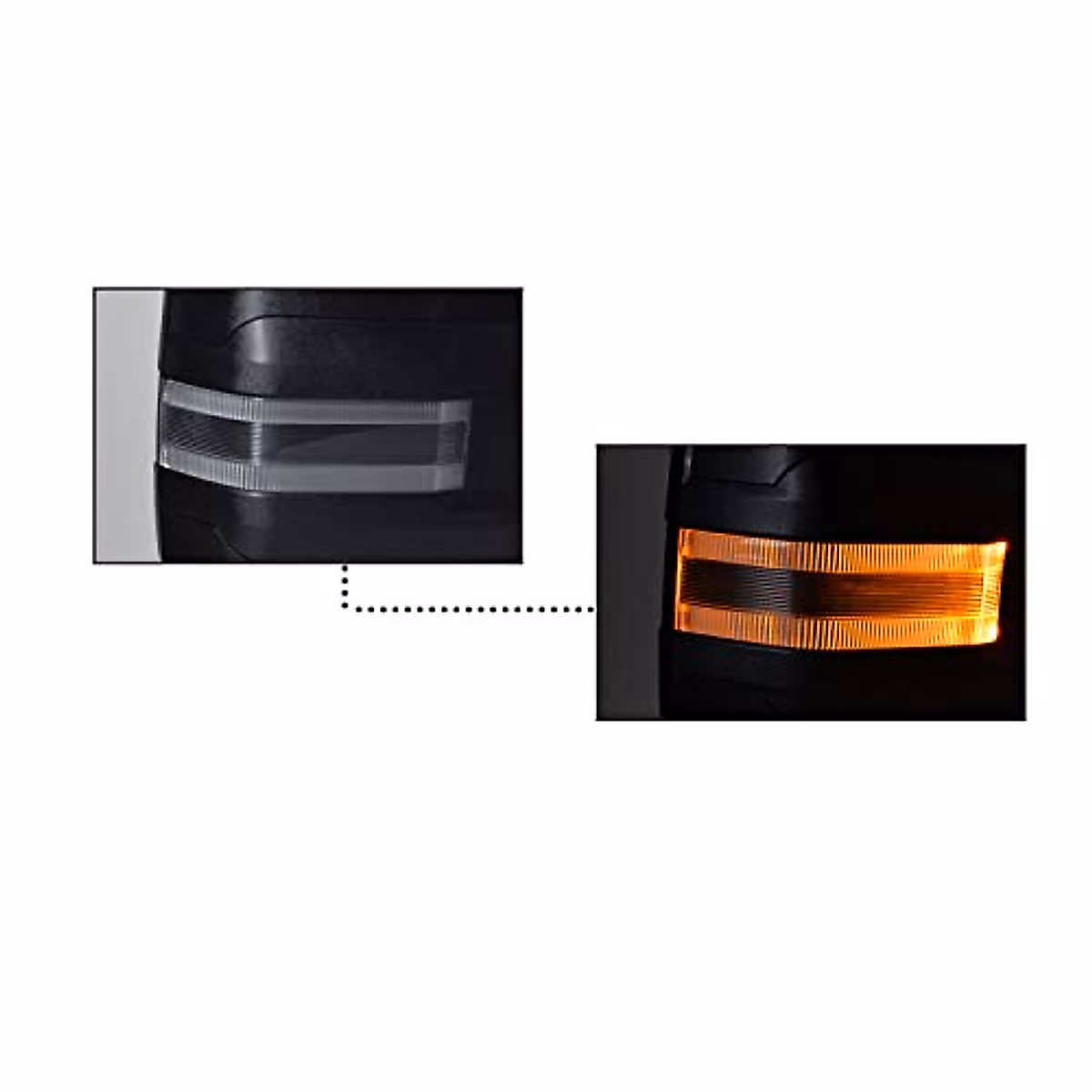 AERDM Towing Mirrors Compatible with Ford F150 2004 2005 2006 2007 2008 2009 2010 2011 2012 2013 14 Power Heated with LED Signal and Puddle Light Tow Mirrors Pair set Pickup Truck Tow Mirrors Pair set