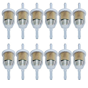 AUMEL 25 050 03-S Fuel Filter Kit 12Pcs For Kohler 25 050 08-S John Deere AM116304 GY20709 Gravely 21410800 21541500 Toro 98021 71-5960 Part.