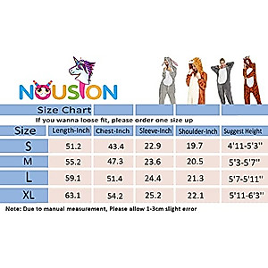 Nousion Uniex Adult Onesie Pajamas Animal Lion Puppy Bunny Cartoon Cosplay Costume Christmas Sleepwear Onesies Outfit