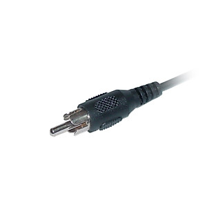 ACL 6 Feet RCA Male to RCA Male Audio/Video Cable for Stereo Equipment, DVD players, & TVs, Black, 2 Pack
