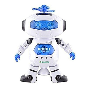 Happy Child Best Musical and Naugty Dancing Robot - 3D Lights and Very Attractive Musical Robot for Kids