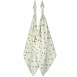 Milkbarn Baby Burp Cloth 23 in x 23 in… (Bee)