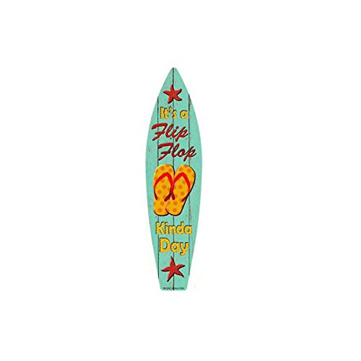 Bundle: Home Decor Metal Surfboard Beach Signs - Welcome to Paradise Sign, Endless Summer Sign, Tropical Bar Sign and Flip Flop Sign