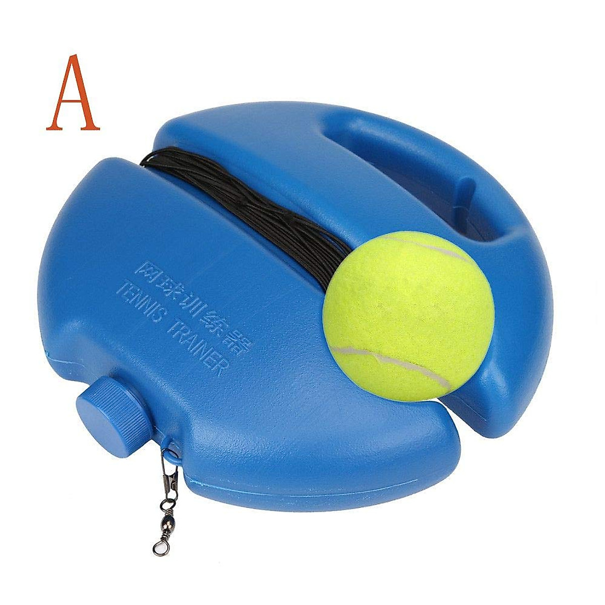 Toxz Tennis Singles Training Rebound Ball Baseboard Practice Tool Exercise Self-Study,Tennis Ball Training Baseboard and Ball,Anti-Slip,Durable Plastic