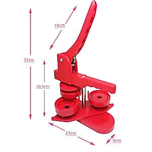 Colaxi 58mm Button Maker Machine with 100 Set Button Parts Badge Press Maker Button Badge Machine