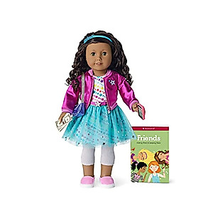 American Girl Truly Me 18-inch Doll #44 with Hazel Eyes, Dark-Brown Hair, and Tan Skin with Neutral Undertones, For Ages 6+
