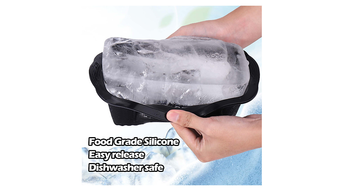 AIERSA Large Ice Block Molds for Cold Baths & Drinks