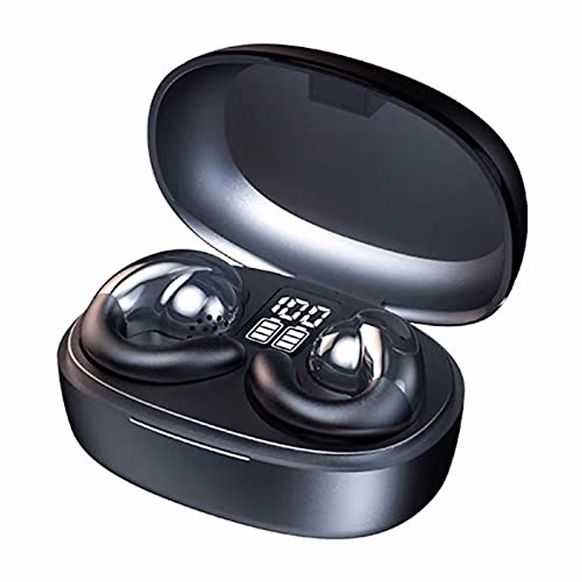 Yeahitch Bluetooth 5.3 Wireless Headphones Bluetooth Headset Open Headphones Finger Control for Sports Open Ear Headset