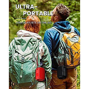 Bluetooth Speakers,Portable Wireless Speaker with 15W Stereo Sound, Active Extra Bass, IPX6 Waterproof Shower Speaker, Double Pairing, for Party, Home Theater, Game Theater