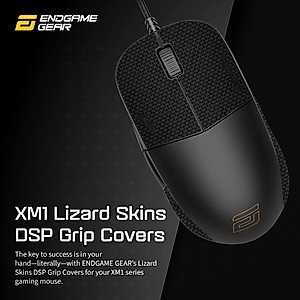 ENDGAME GEAR Lizard Skins DSP Grip Covers for XM1 Gaming Mouse, Black
