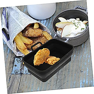 KICHOUSE 2pcs Air Fryer Liner Portable Air Fryer Oven Air Fryer Silicone Bakeware Baking Pan Basket Inner Pot for Air Fryer Air Fryer Parchment Paper Portable Pot Mat Air Fryer Inner Pad