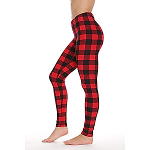Just Love Leggings, Large, Buffalo Plaid