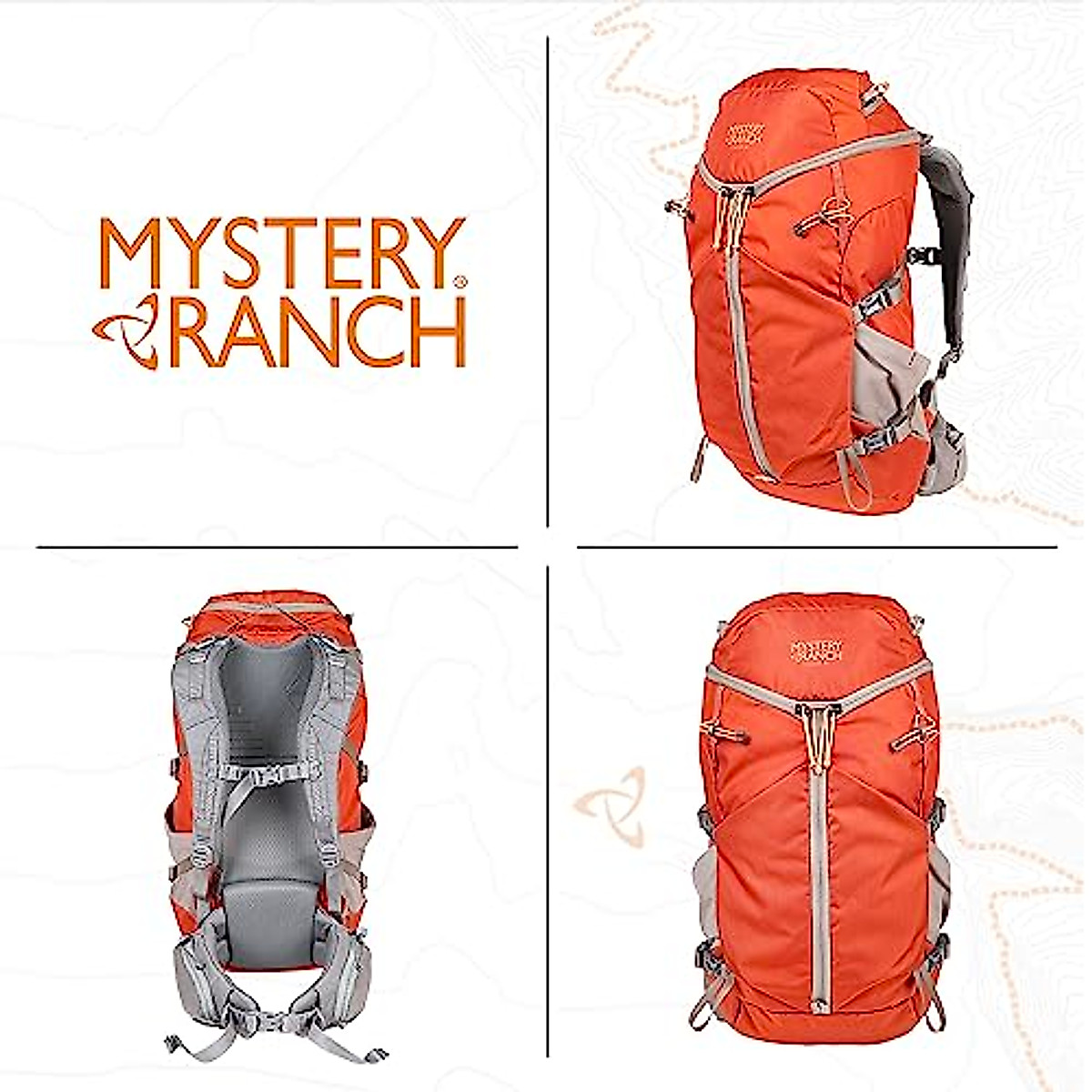 Mystery Ranch Women's Coulee 30 Backpack -Lightweight Hiking Daypack, 30L, M/L, Paprika