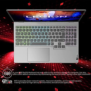 Lenovo 2022 Legion 5 Gen 7 15.6" FHD 165Hz Gaming Laptop, AMD Ryzen 7 6800H, 32GB DDR5 RAM, 1TB PCIe SSD, NVIDIA GeForce RTX 3070Ti, 4zone RGB Backlit Keyboard, Gray, Win 11 Pro, 32GB USB Card