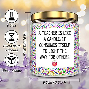 Teacher Gifts Teacher Appreciation Gifts Thank You Gifts for Teacher Candles Present for Graduation Christmas Retired Teachers Appreciation Week