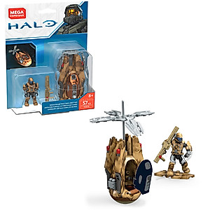 Mega Construx Halo Operation Bronze Cobra Drop Pod Micro Action Figure Building Set