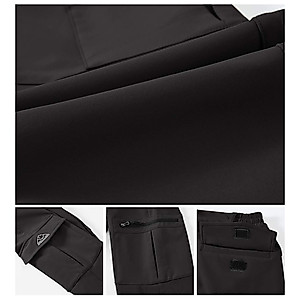 Gopune Women's Waterproof Windproof Outdoor Hiking Snow Ski Insulated Pants (Black,S)