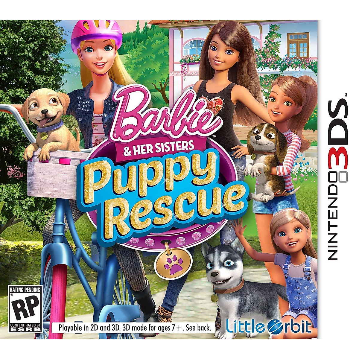 Barbie and Her Sisters: Puppy Rescue 3DS - Nintendo 3DS (Renewed)