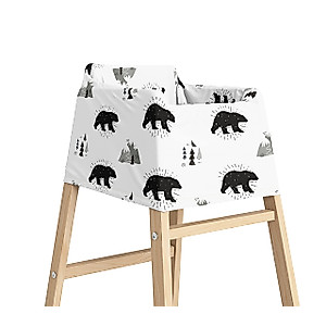 Stretchy Multi Use Cover Car Seat Canopy Woodland Bears Nursing Cover Shopping Cart Baby Cover