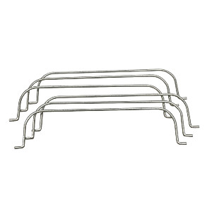 Rubbermaid Commercial Products Triple Waste Bag Holders, Housekeeping Cart Accessories, Black, Compatible with Rubbermaid Housekeeping Carts