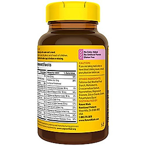 Nature Made Women's Multivitamin 50+ Tablets, 90 Count for Daily Nutritional Support