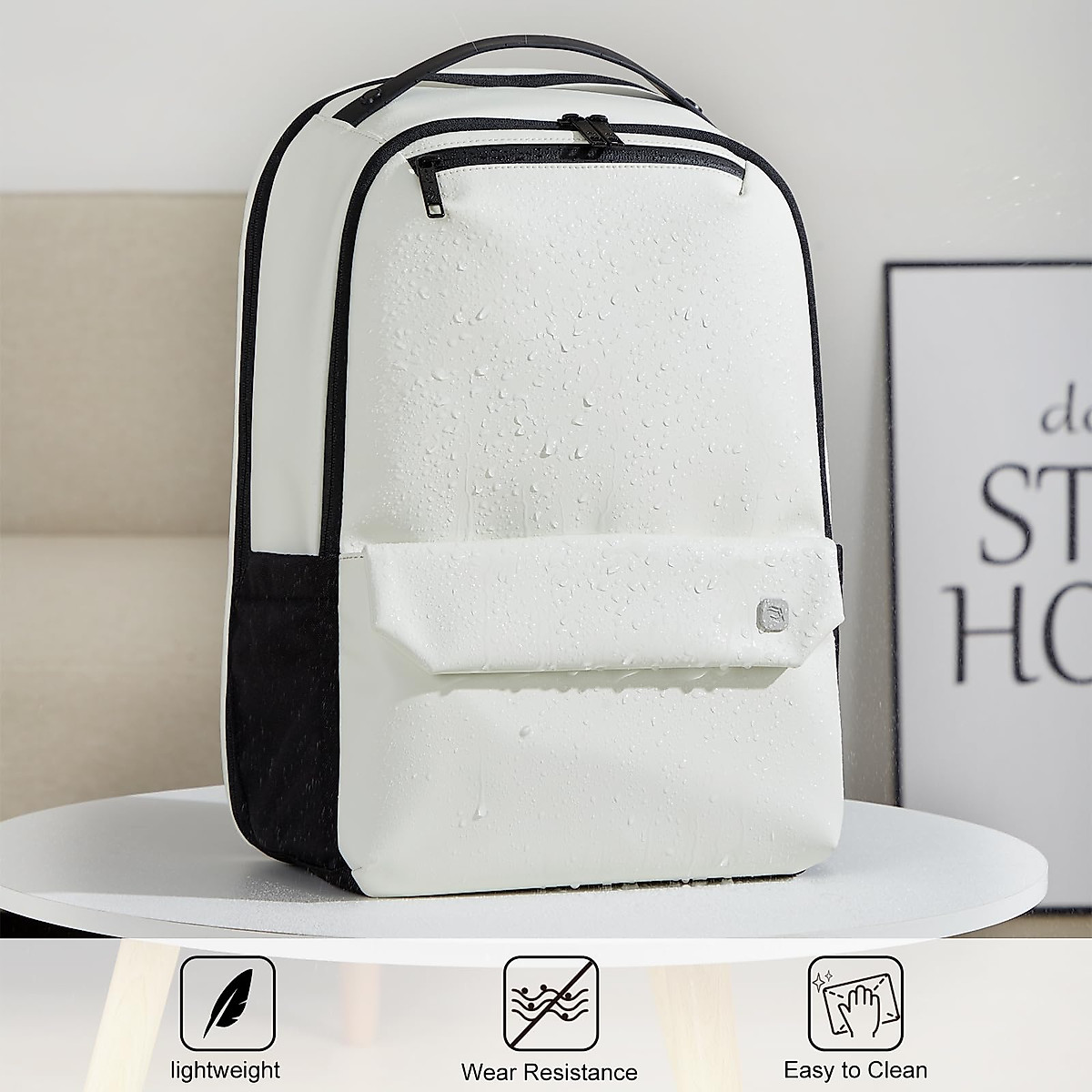 Hanke Carry on Backpack Casual Travel Backpack Waterproof College Schoolbag 15.6'' Laptop Rucksack Weekender Bag Daypack