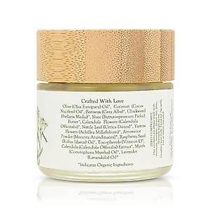 The Green Forest Lady Baby Booty Balm | Organic Diaper Cream | Baby Butt Cream | Soothing Diaper Balm | 2 Fl. Oz.
