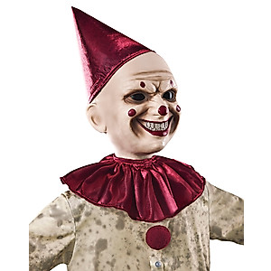 Spirit Halloween 4.9 Ft Dagger Mike Animatronic | Decorations | Animated | Pop-Up Motion | Plays Sounds | Clown Animatronic