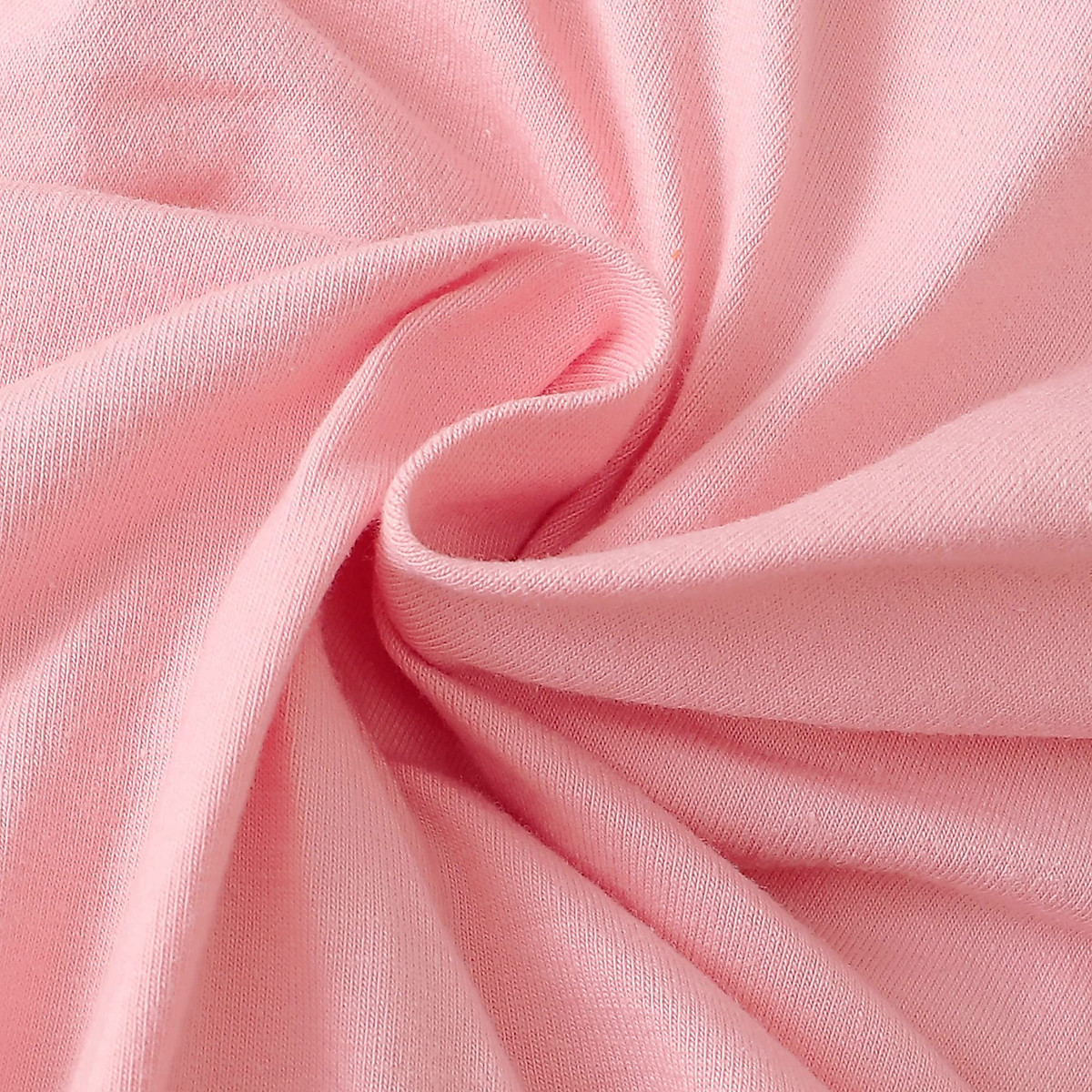 SUNNY PIGGY Baby Girl Clothes Newborn Outfit Infant Winter Fall One Piece Set Letter Print Flower Pants Set Long Sleeve Romper Baby Girl's Clothing with Headband 0-3 Months Pink 4PCS