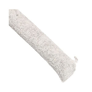 1/4" Diameter White Firm Wool Fiber Felt F1 Cord - 5 Ft.
