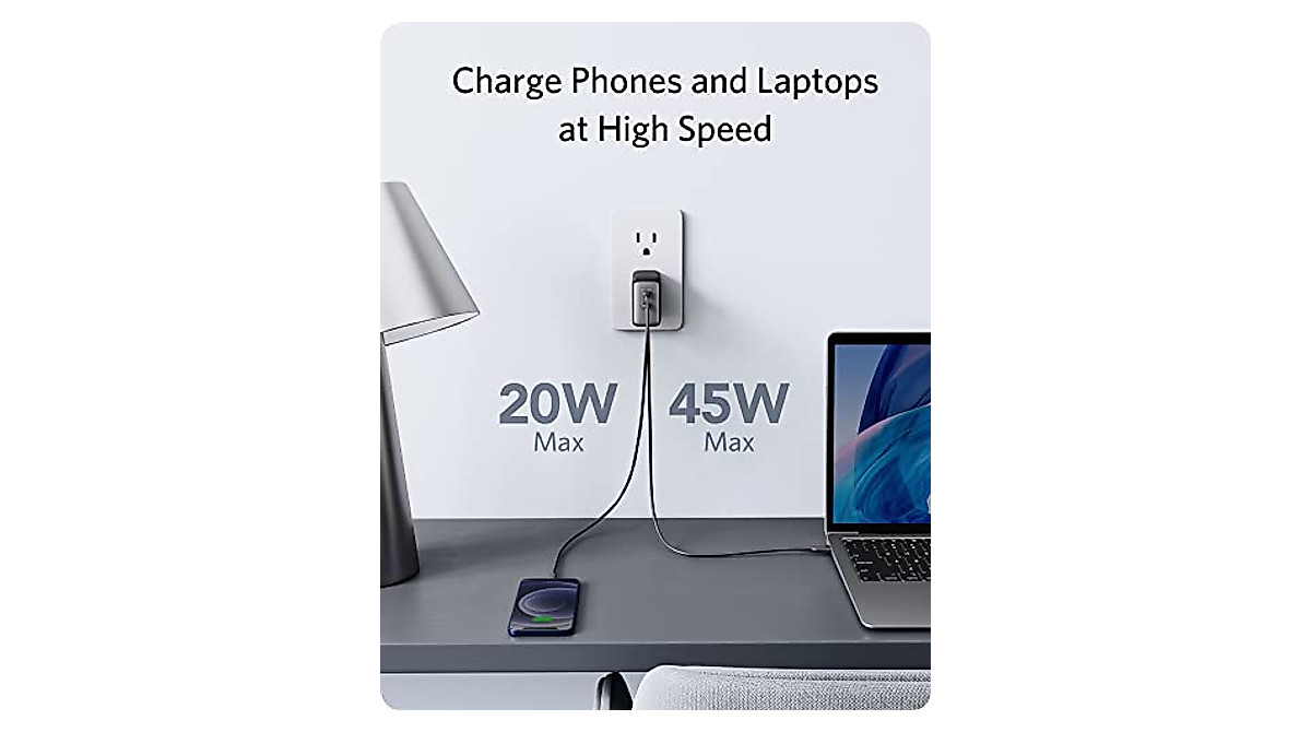 Anker Nano II 65W Fast Charger - Compact USB-C Power Adapter