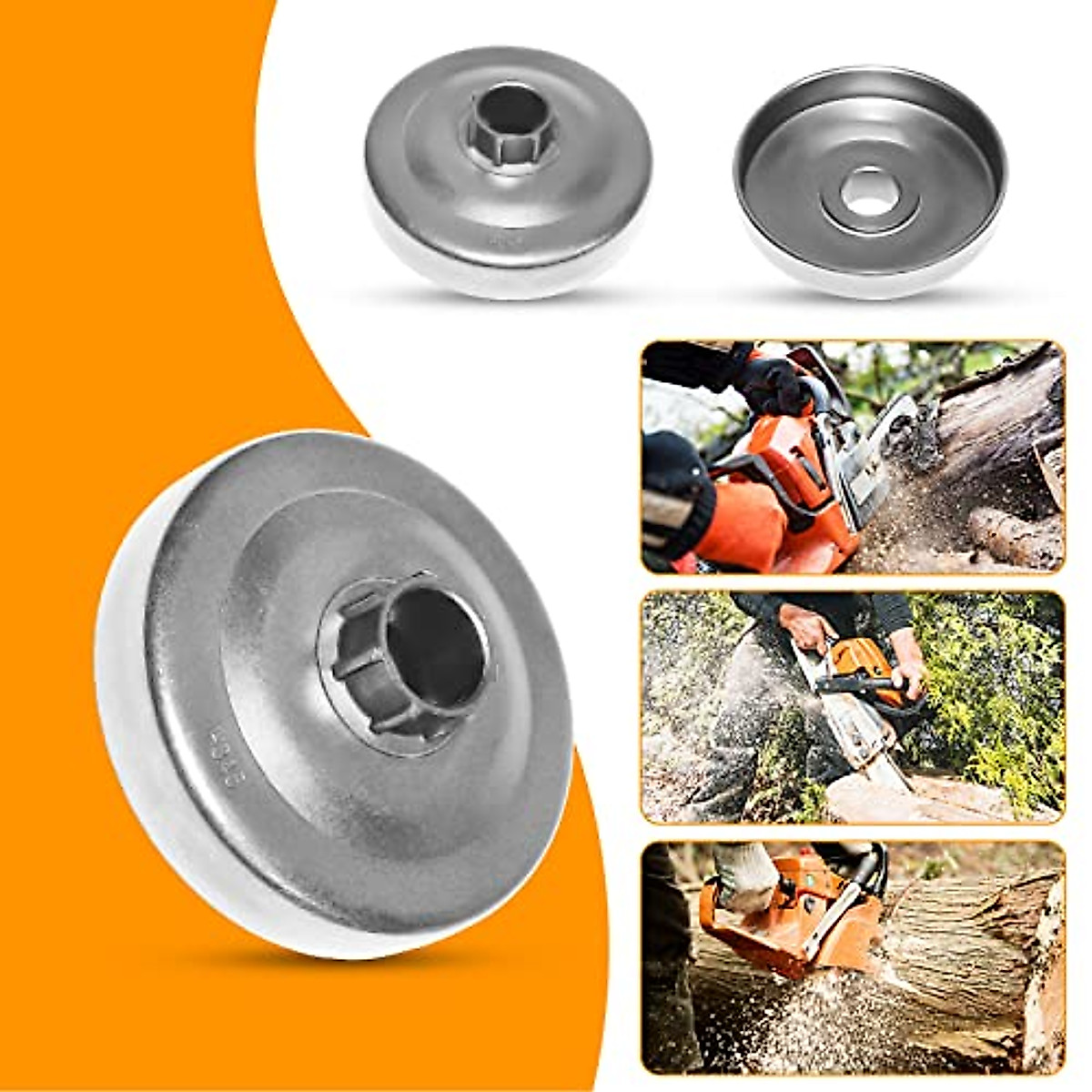 .325"-7T Clutch Drum Sprocket Rim Needle Bearing Kit For Husqvarna 340 345 346XP 350 351 353 445 450 E Chainsaw