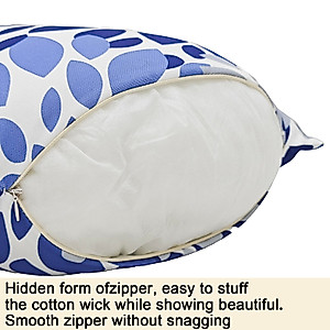 XXPILOS Outdoor Pillow Covers, Outdoor Lumbar Pillow Covers Outdoor Pillows Case 2PCS Waterproof Outdoor Pillow Covers 18x18 Inch Home Decor for Furniture Patio Couch Bed Sofa Bedroom