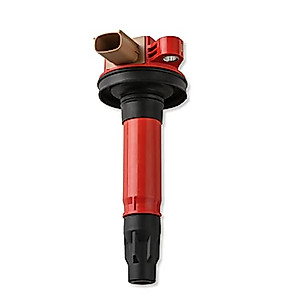 82576 MSD Ignition Coil - Ford EcoBoost - 3.5L V6-3-Pin Connector - Red - 6-Pack