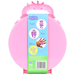 Tara Toys Peppa Pig Snap N' Wear Activity Rings Set, DIY Jewellery Kit for Kids, 3+ Years
