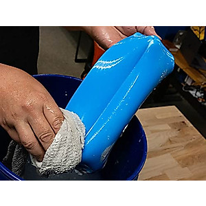 MUDFLEXTOOLS 10.5” Ez Clean Flexible Drywall Mud Pan-Soft Silicone-Ez Squeeze Grip-Stretches-Non-Stick-Rust Proof-Durable