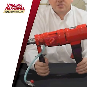 Virginia Abrasives 433-20000 1pc 3-Speed Manual Clutch Electric Core Drill - Premium Concrete Drill - Multifunctional Tool for Concrete/Masonry - Handheld Power Drills - Diamond Core Drill