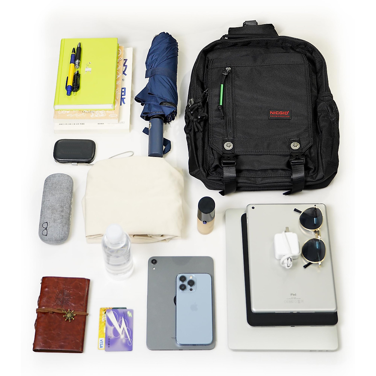 Sling Bags Chest Shoulder Backpacks, 14.1-Inch Laptop Backpack Crossbody Messenger Bag Travel Outdoor Men Women