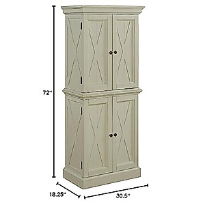 Homestyles Mountain Lodge kitchen-pantries, Off White