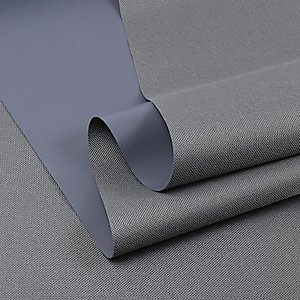 Waterproof Canvas Cordura Fabric 600D Marine Awning Fabric Water-Resistant Oxford Material with Water-Resistant PVC Backing for Sunbrella Boat Tent Cushion 60" Wide - Grey, 36" L×60" W