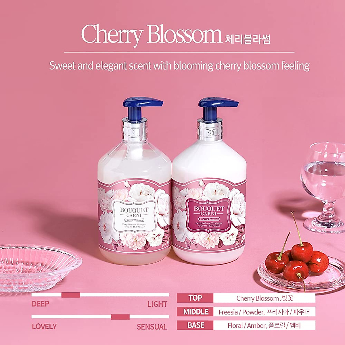 Bouquet Garni Deep Perfume Treatment Cherry Blossom 500 ml / 16.9 Fl. oz.