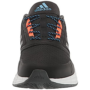 adidas Men's Duramo Protect Running Shoe, Black/Grey/Impact Orange, 10.5