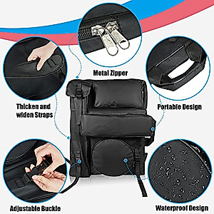 Art Canvas Bag, Large Art Portfolio Case with Zipper Design Shoulder Strap & Tote, Artist Backpack for Storage Artwork Sketch, Drawing, Canvas, Photography, Poster, Art Bag for Kid Student Teacher