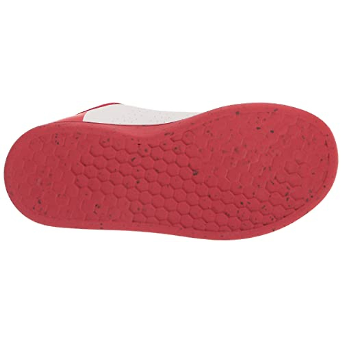 adidas Baby Advantage Tennis Shoe, White/White/Better Scarlet (Spider-Man), 6 US Unisex Infant