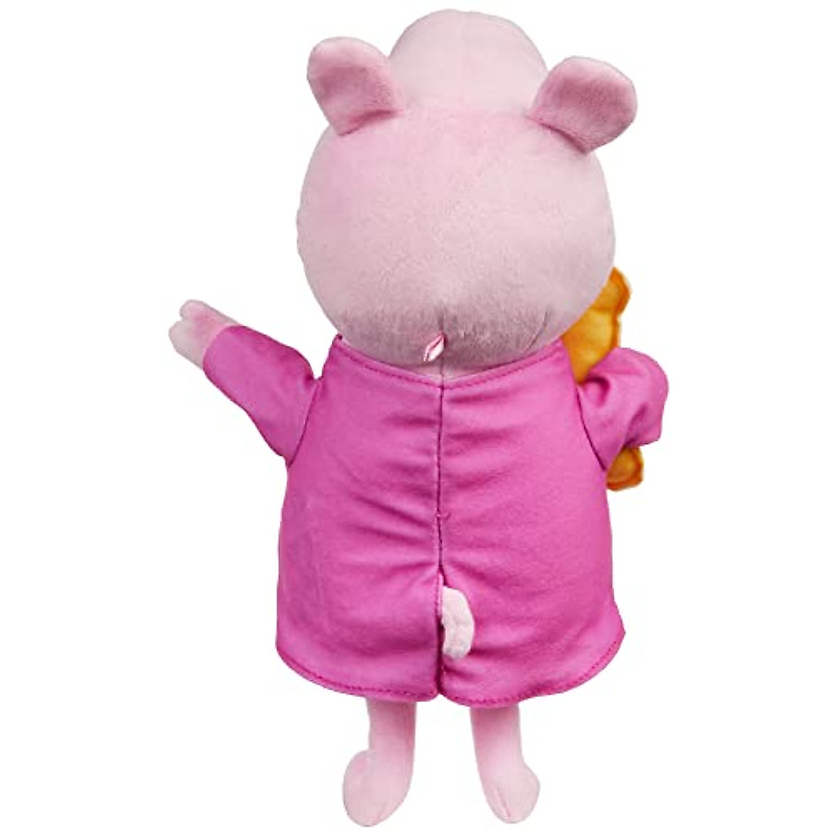 Peppa Pig Peppa’s Bedtime Lullabies Singing Plush Doll, 11 Inch Interactive Stuffed Animal, Preschool Toys for 18 Month Year Old Girls and Boys and Up, with Teddy Bear Accessory